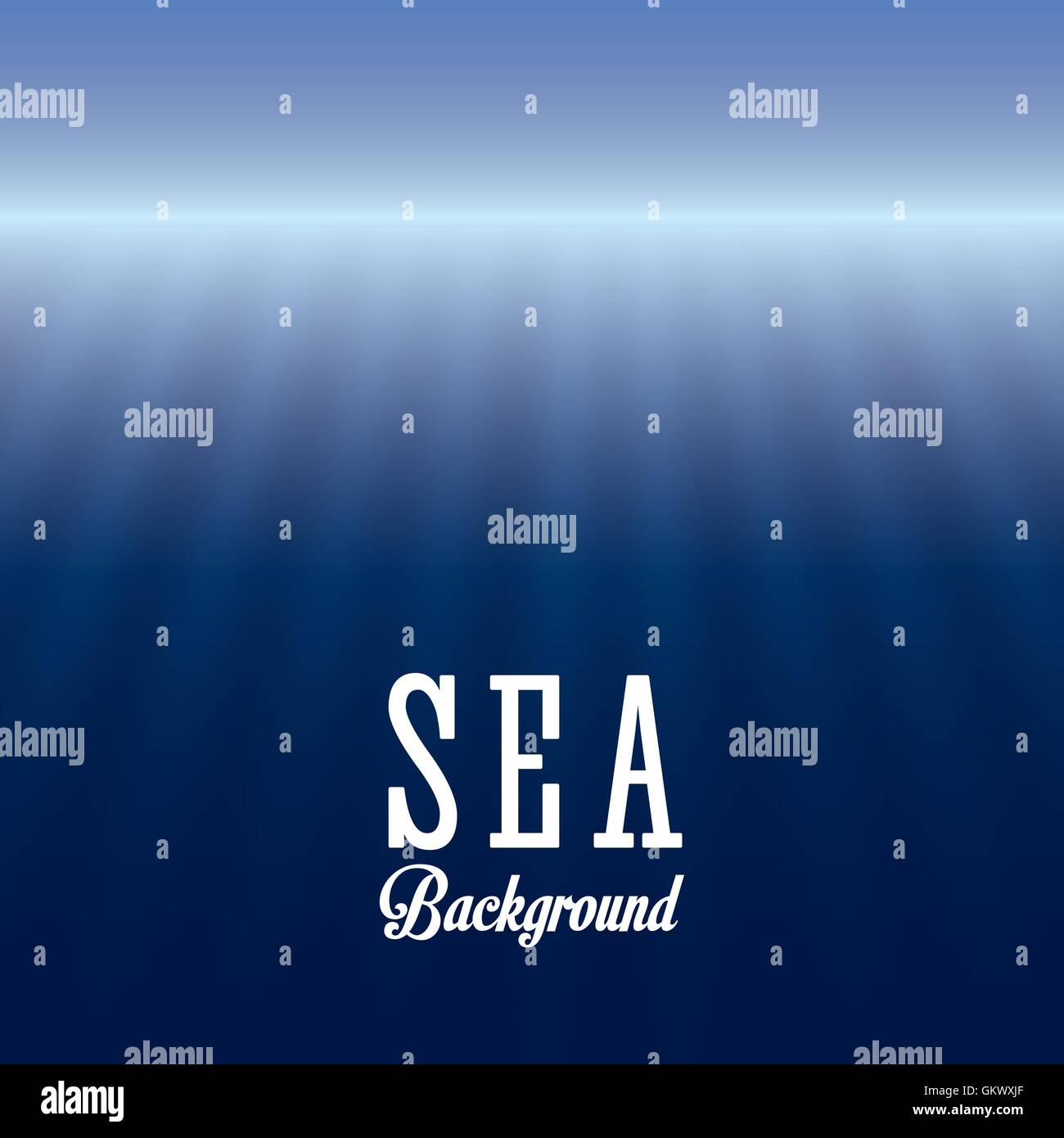 Sea design. blue background. Colorful illustration , vector Stock ...