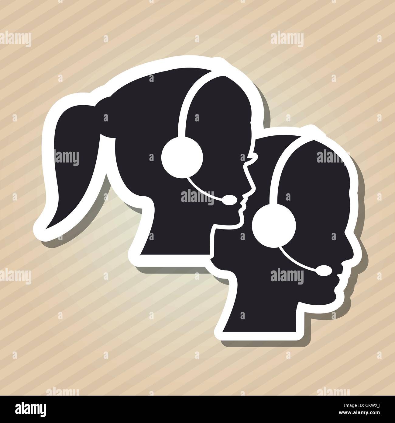 customer service icon design Stock Vector Image & Art - Alamy