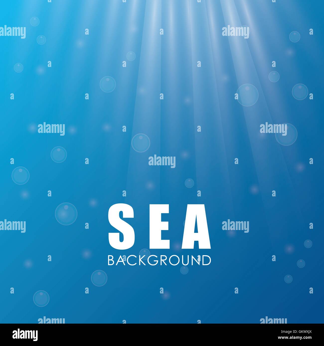 Sea design. blue background. Colorful illustration , vector Stock ...