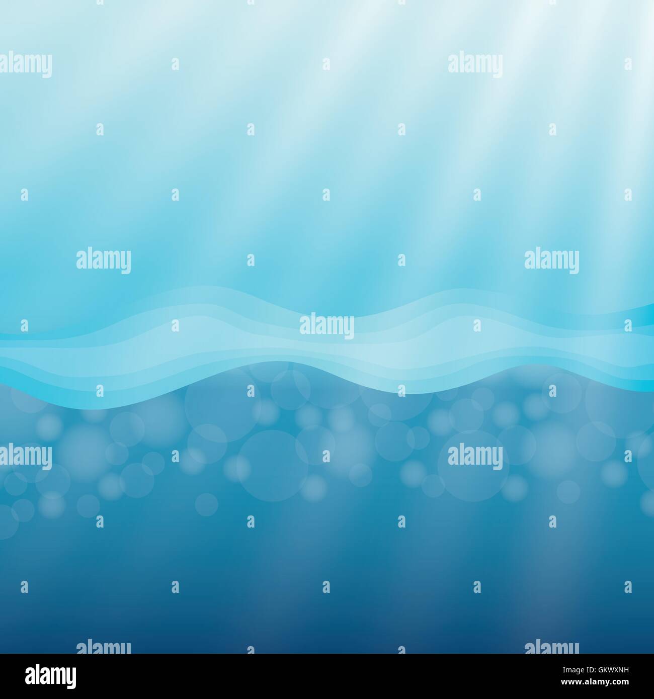 Sea design. blue background. Colorful illustration , vector Stock ...