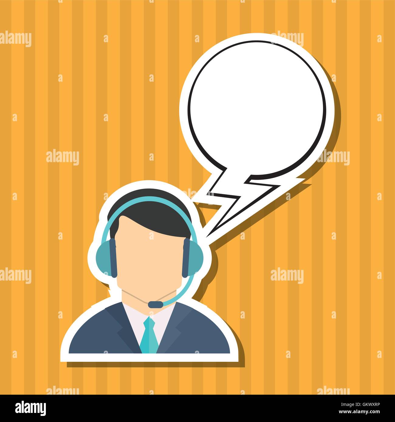 Operator man icon design Stock Vector Image & Art - Alamy