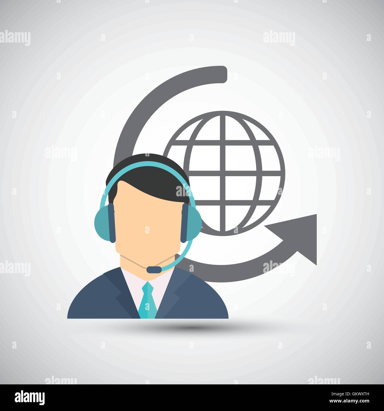 Operator man icon design Stock Vector Image & Art - Alamy