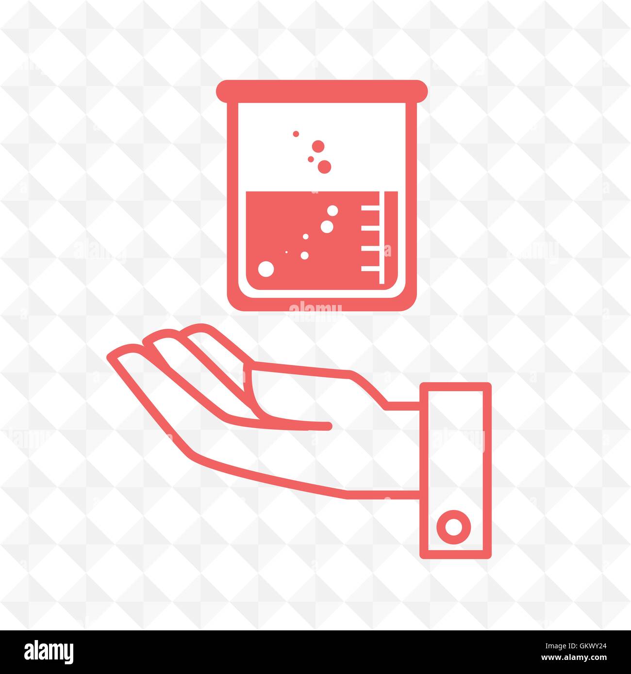 Young chemist sample laboratory Cut Out Stock Images & Pictures - Alamy