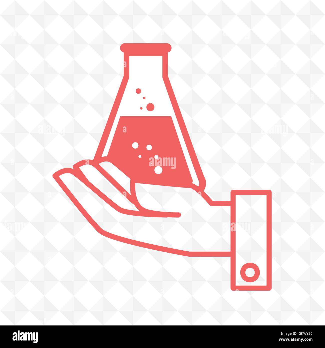 hand laboratory tools chemistry Stock Vector Image & Art - Alamy