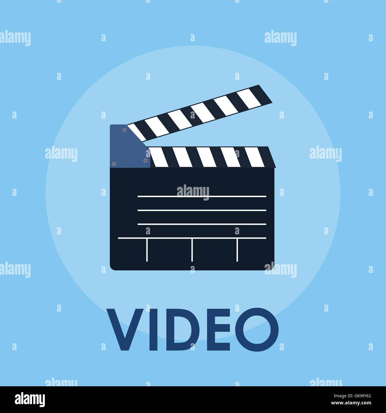 Cinema design. Movie concept. Flat illustration Stock Vector Image ...