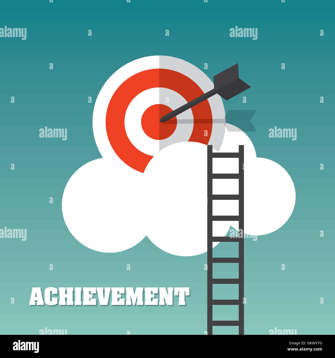 Achievement design. Success icon. Colorful design , vector Stock Vector ...