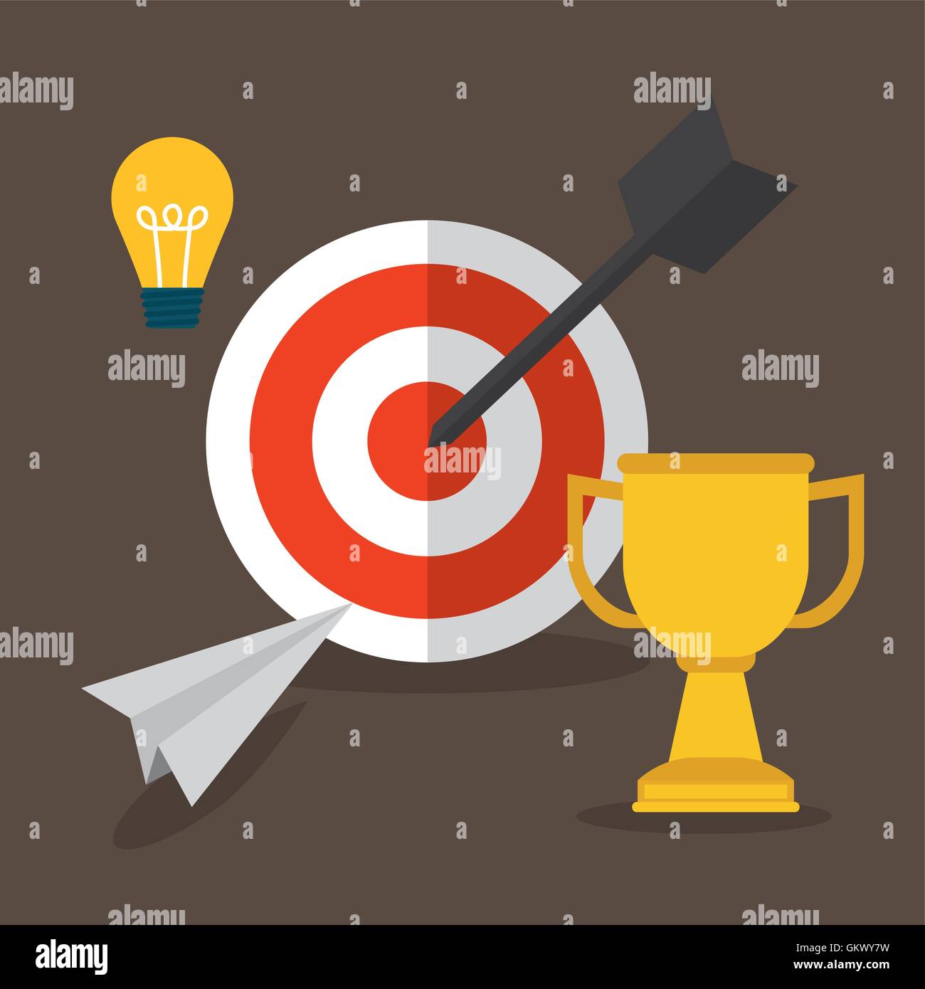 Achievement design. Success icon. Colorful design , vector Stock Vector ...