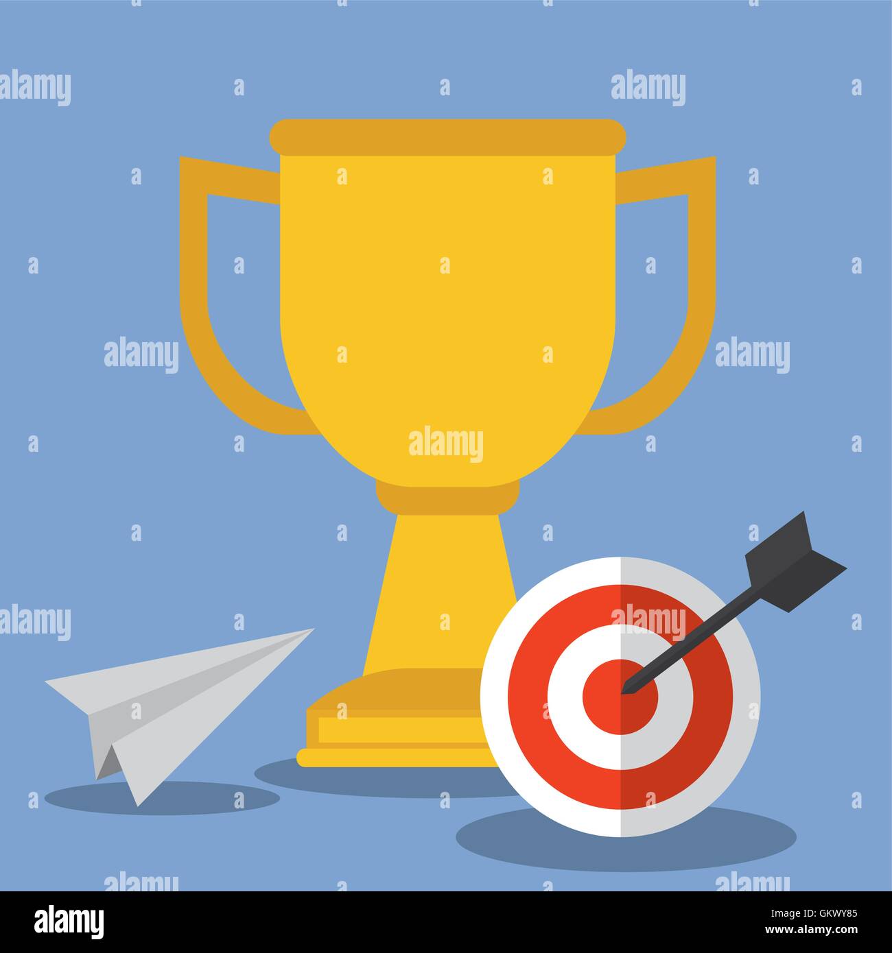 Achievement design. Success icon. Colorful design , vector Stock Vector ...
