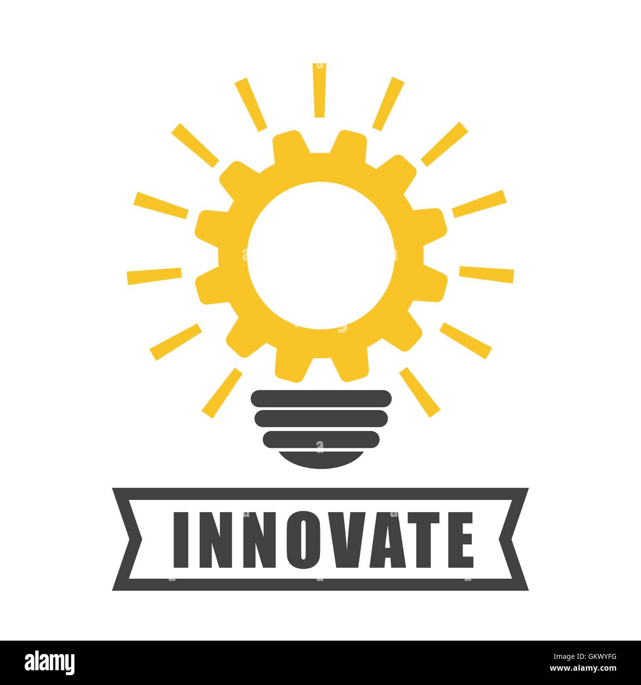 Innovate disign. Idea icon. Flat illustration , vector Stock Vector ...