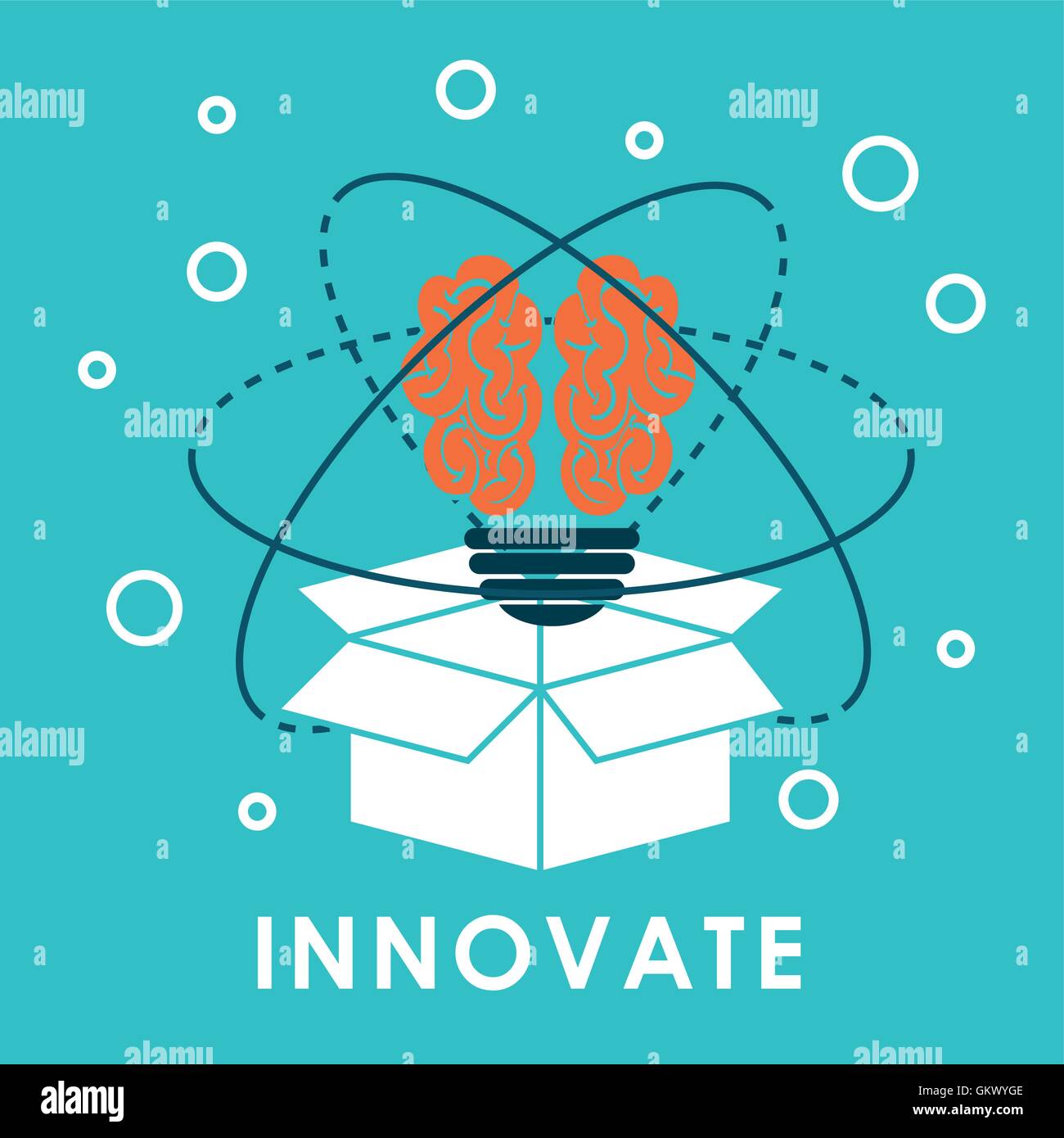 Innovate disign. Idea icon. Flat illustration , vector Stock Vector ...