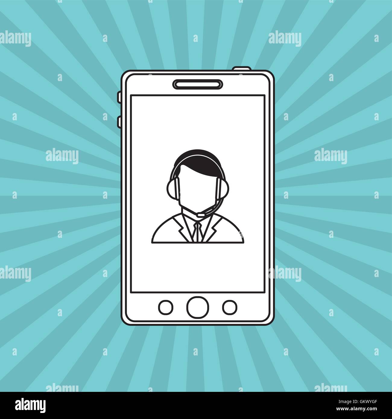 Operator man icon design, vector illustration Stock Vector Image & Art ...