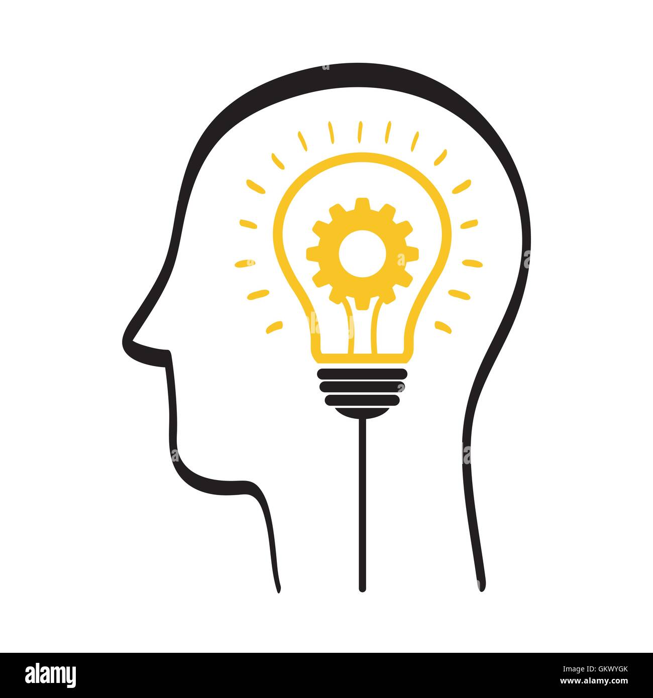 Innovate disign. Idea icon. Flat illustration , vector Stock Vector ...