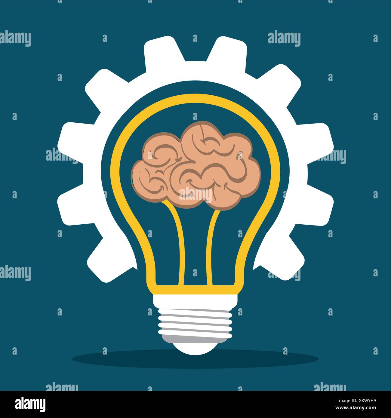 Innovate disign. Idea icon. Flat illustration , vector Stock Vector ...