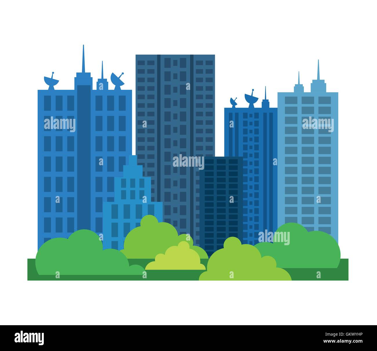 City design. Building icon. Colorful illustration , vector Stock Vector ...