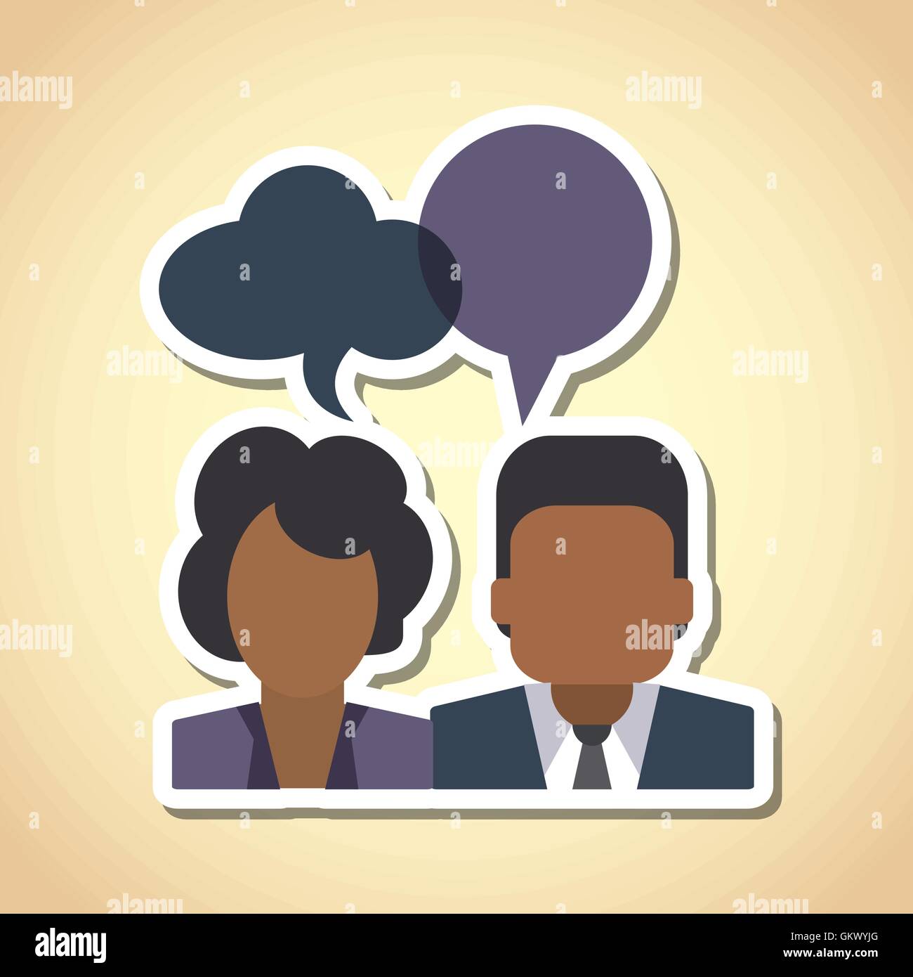 Communication with bubble design, vector illustration Stock Vector ...