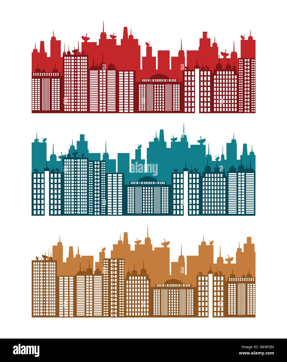 City design. Building icon. Colorful illustration , vector Stock Vector ...