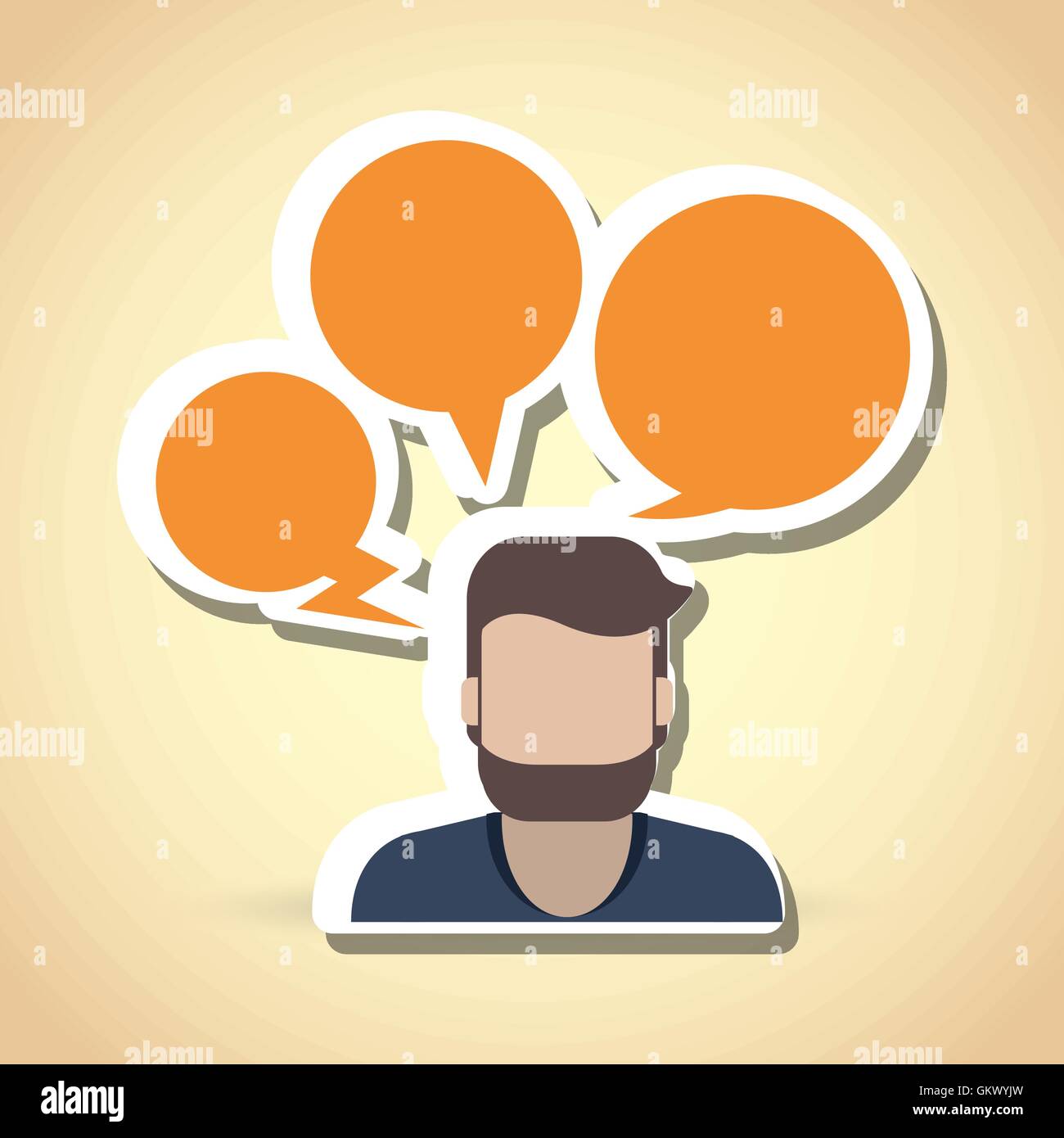 Communication with bubble design, vector illustration Stock Vector ...