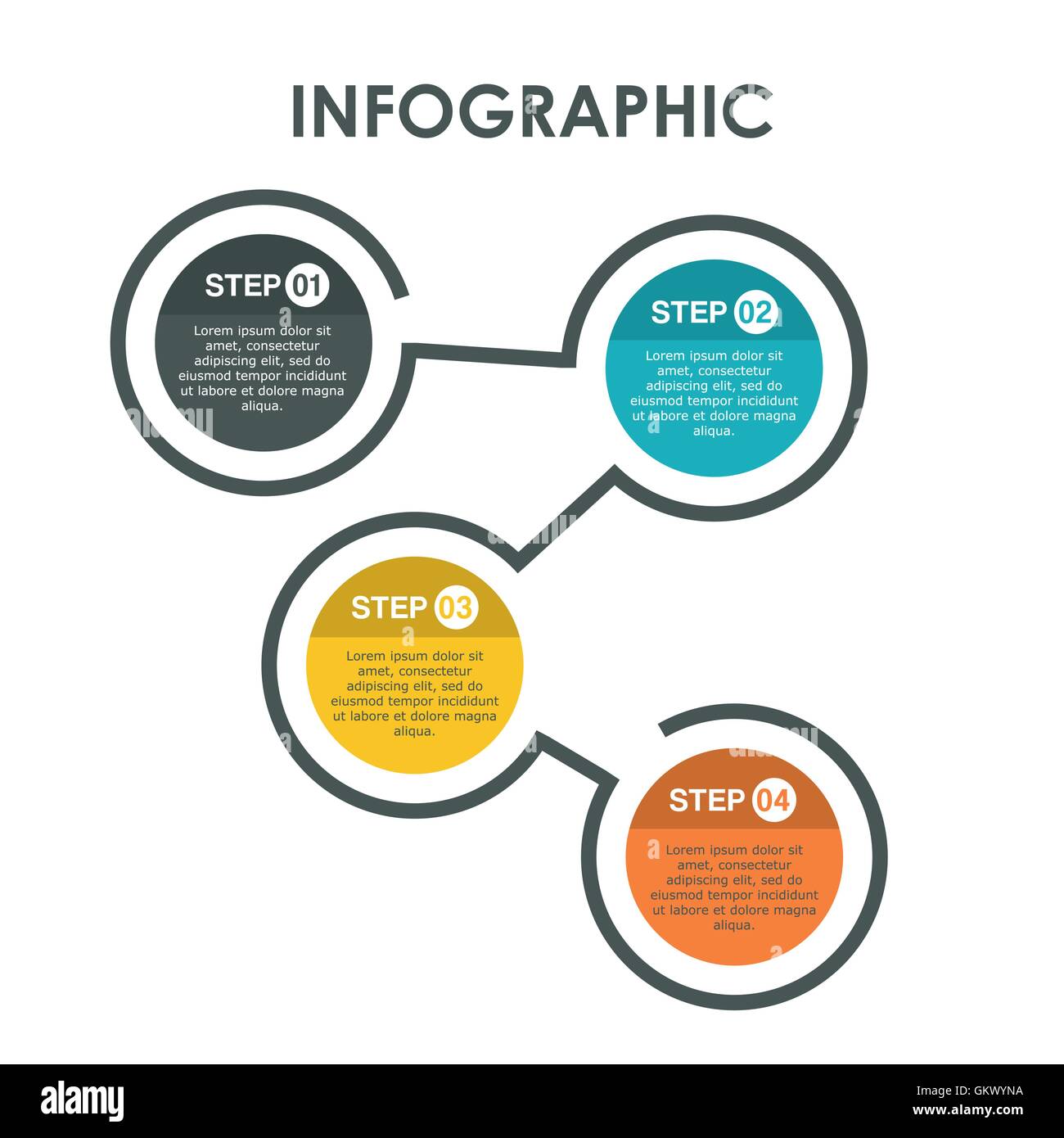 Infograhic design. Data icon. Colorful illustration , vector Stock ...