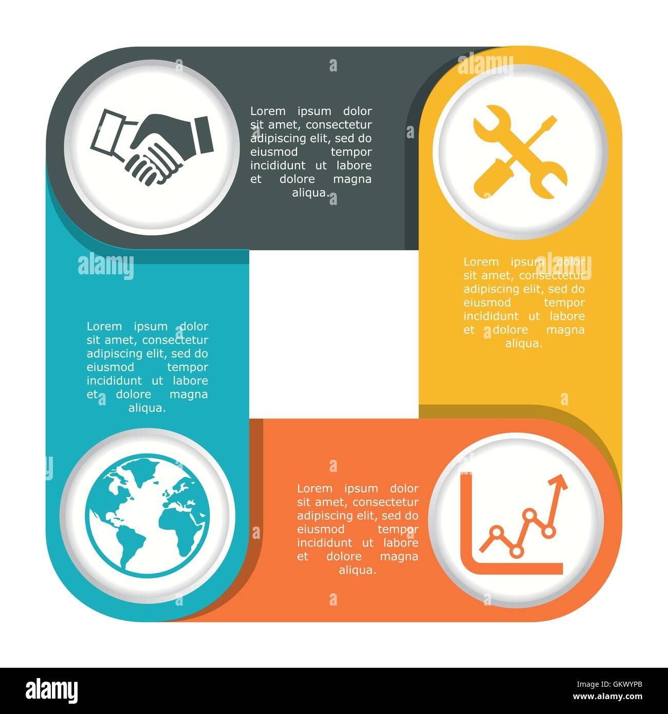 Infograhic design. Data icon. Colorful illustration , vector Stock ...