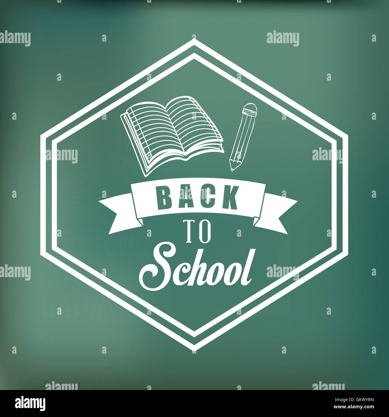 Back to school design. Study icon. Draw illustration , vector Stock ...