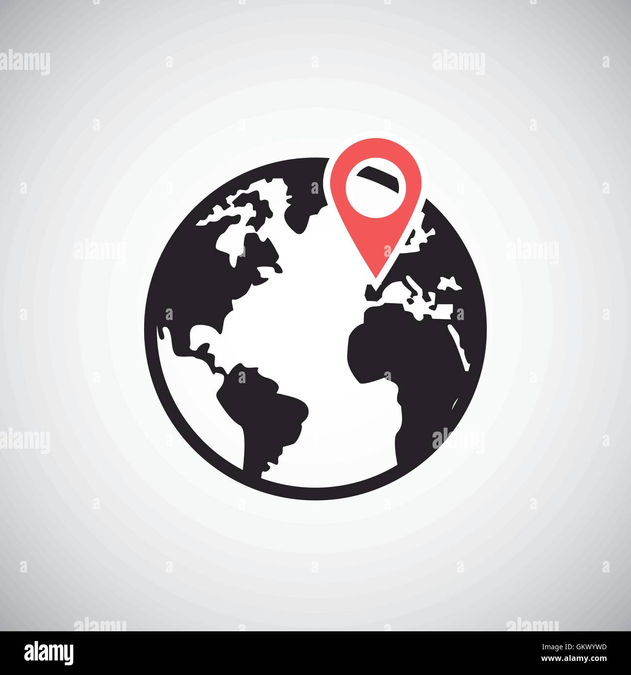 gps icon design Stock Vector Image & Art - Alamy