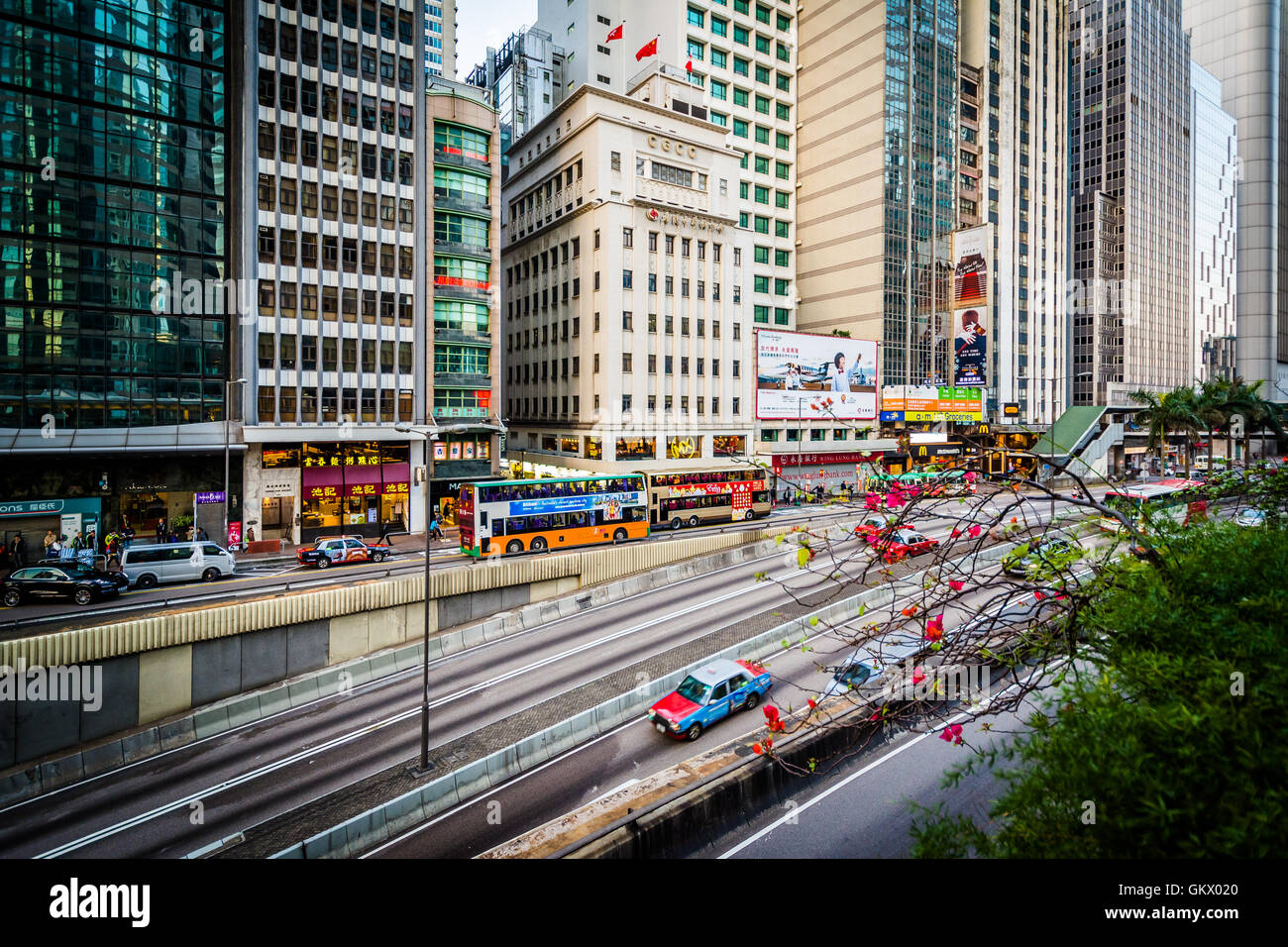 Hong kong connaught road hi-res stock photography and images - Alamy
