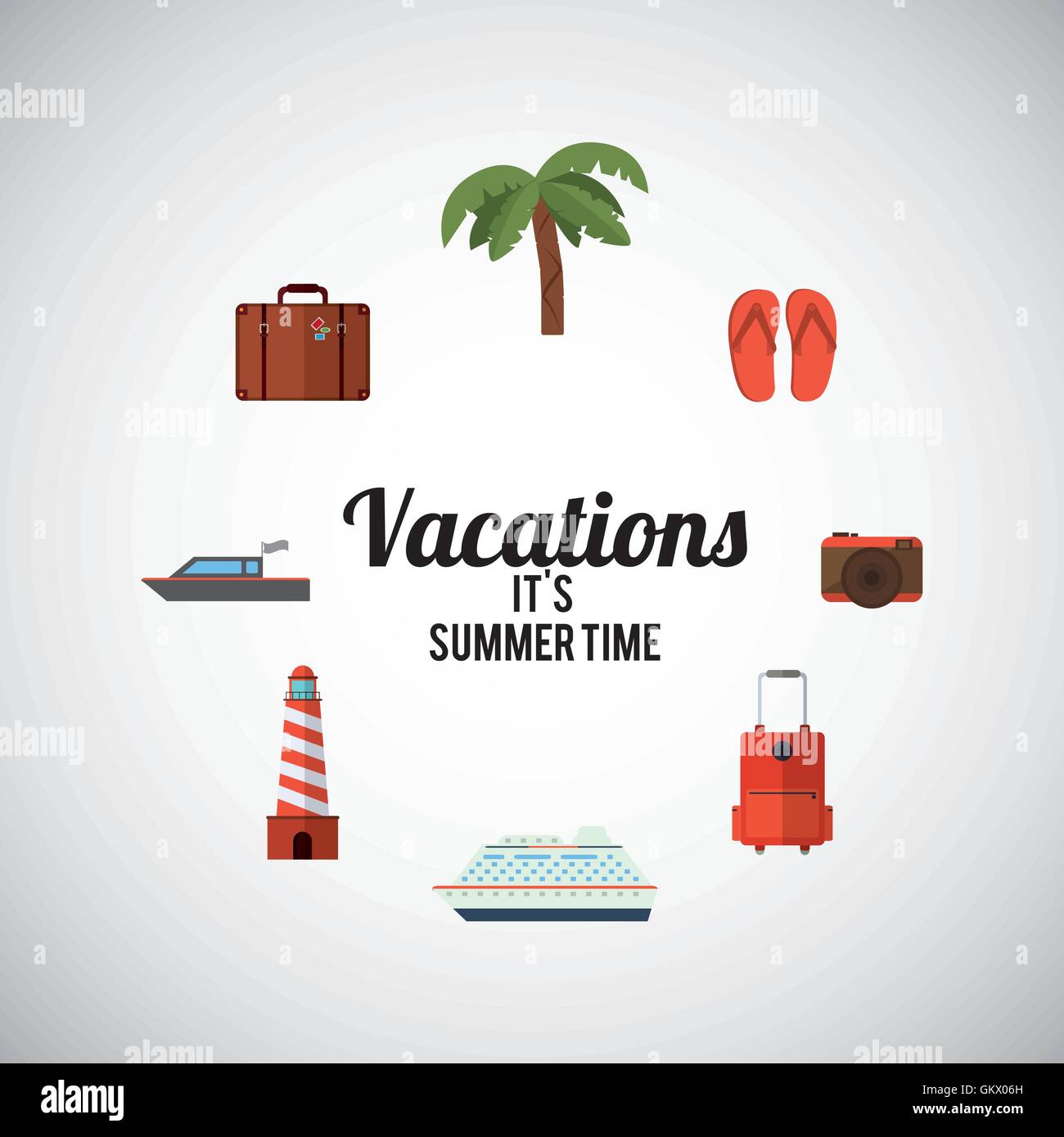 Vacations icon design Stock Vector Image & Art - Alamy