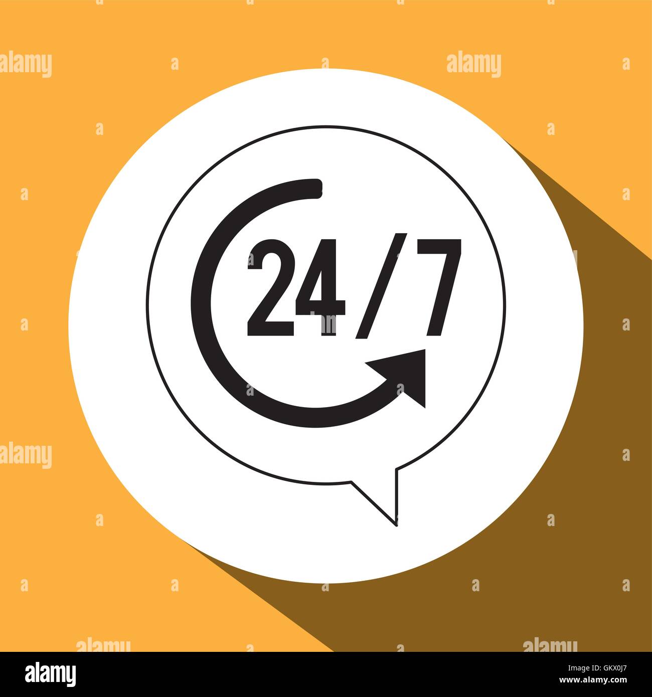time and technical service icon design, vector illustration Stock ...