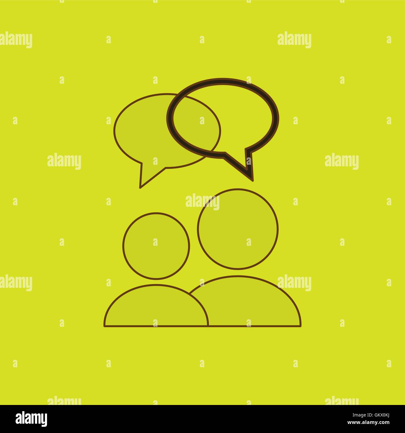 Pictogram with bubble design, vector illustration Stock Vector Image ...