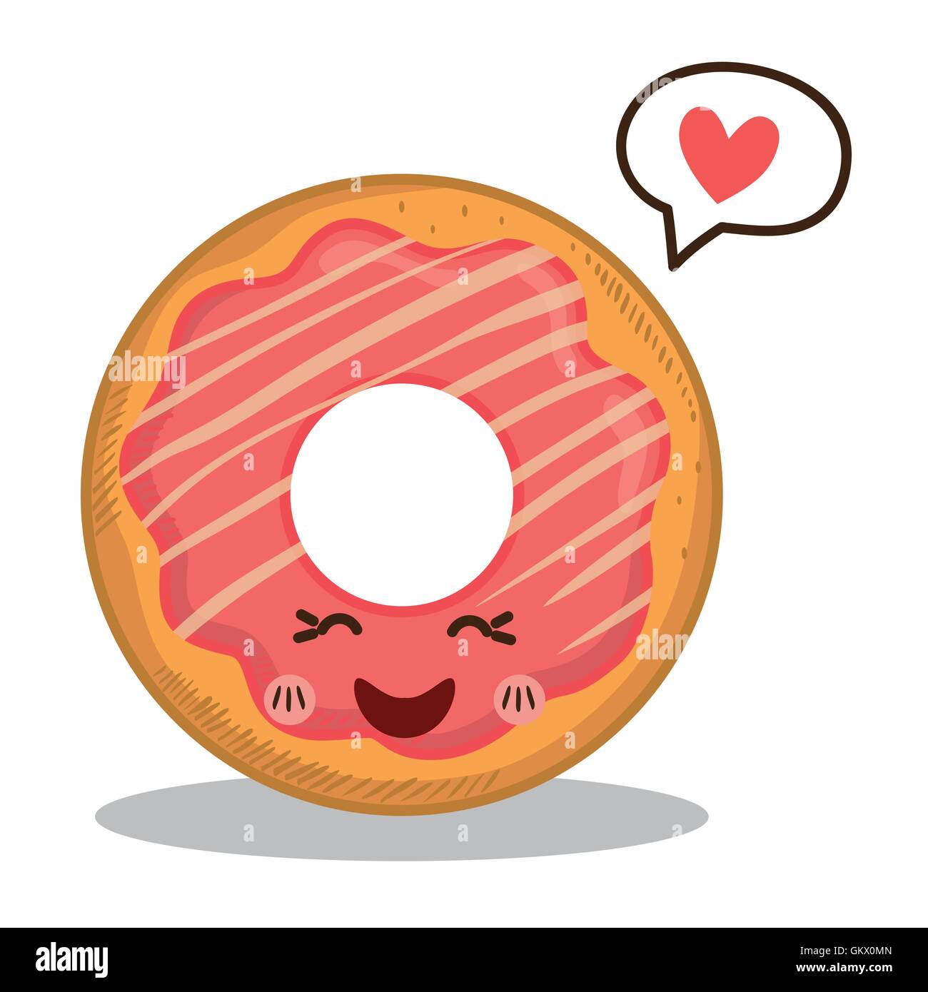 Sweet design. Dessert icon. Colorfull illustration, vector graph Stock ...