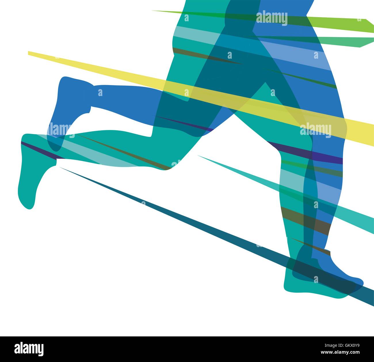 Bodybuilder legs Stock Vector Images - Alamy