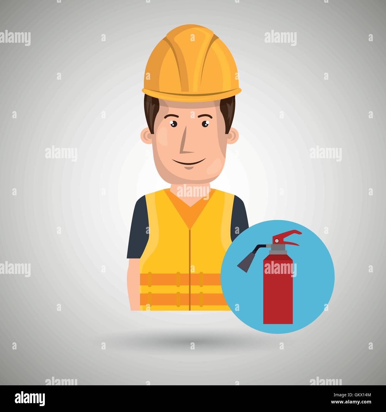 man worker protection tools icon Stock Vector Image & Art - Alamy