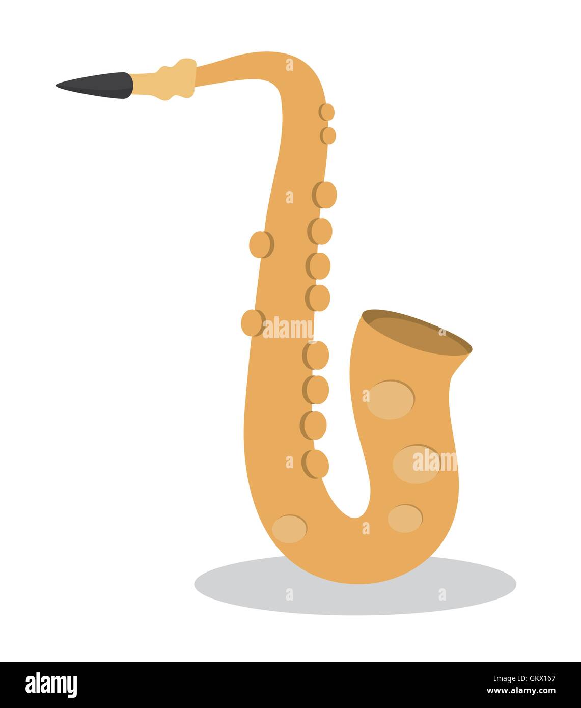 Saxophone instrument icon image Stock Vector Images - Alamy