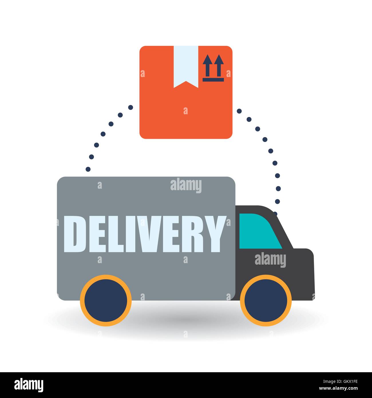 Delivery design. Shopping icon. White background , vector Stock Vector ...