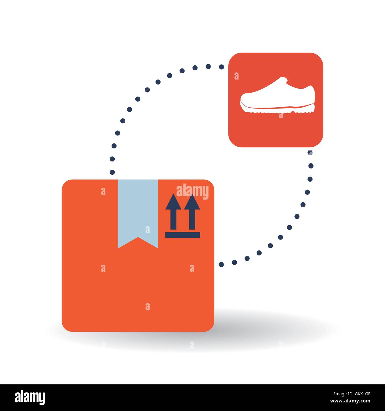 Delivery design. Shopping icon. White background , vector Stock Vector ...