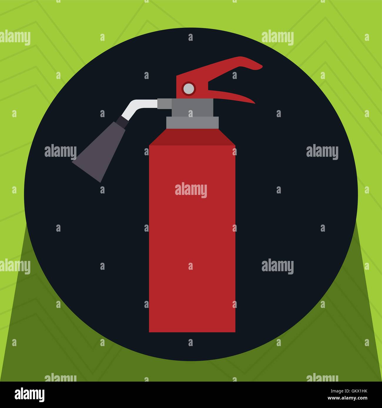 Fire extinguishing powder Stock Vector Images - Alamy