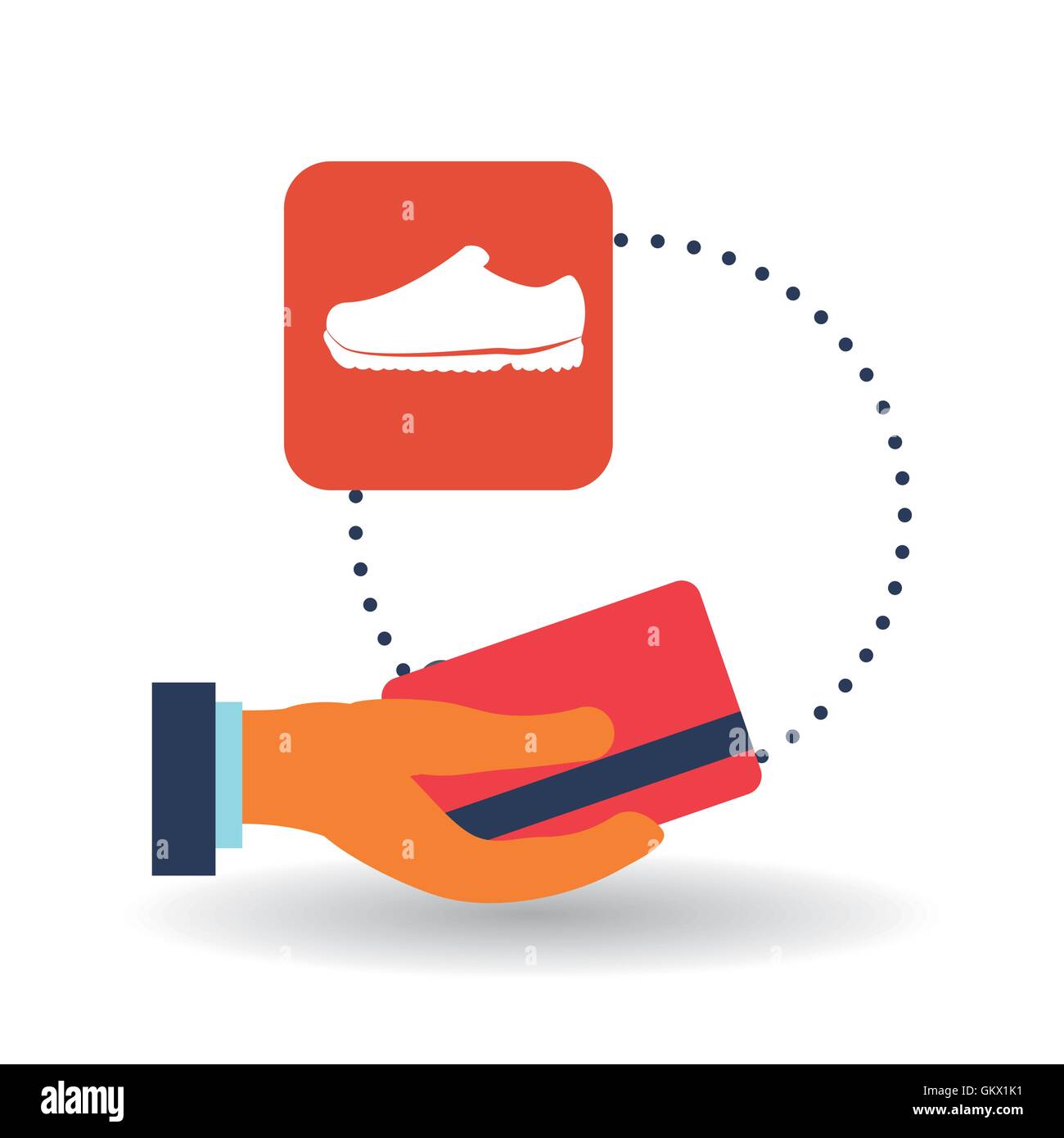 Sales and retail design. Shopping icon. White background , vector Stock ...