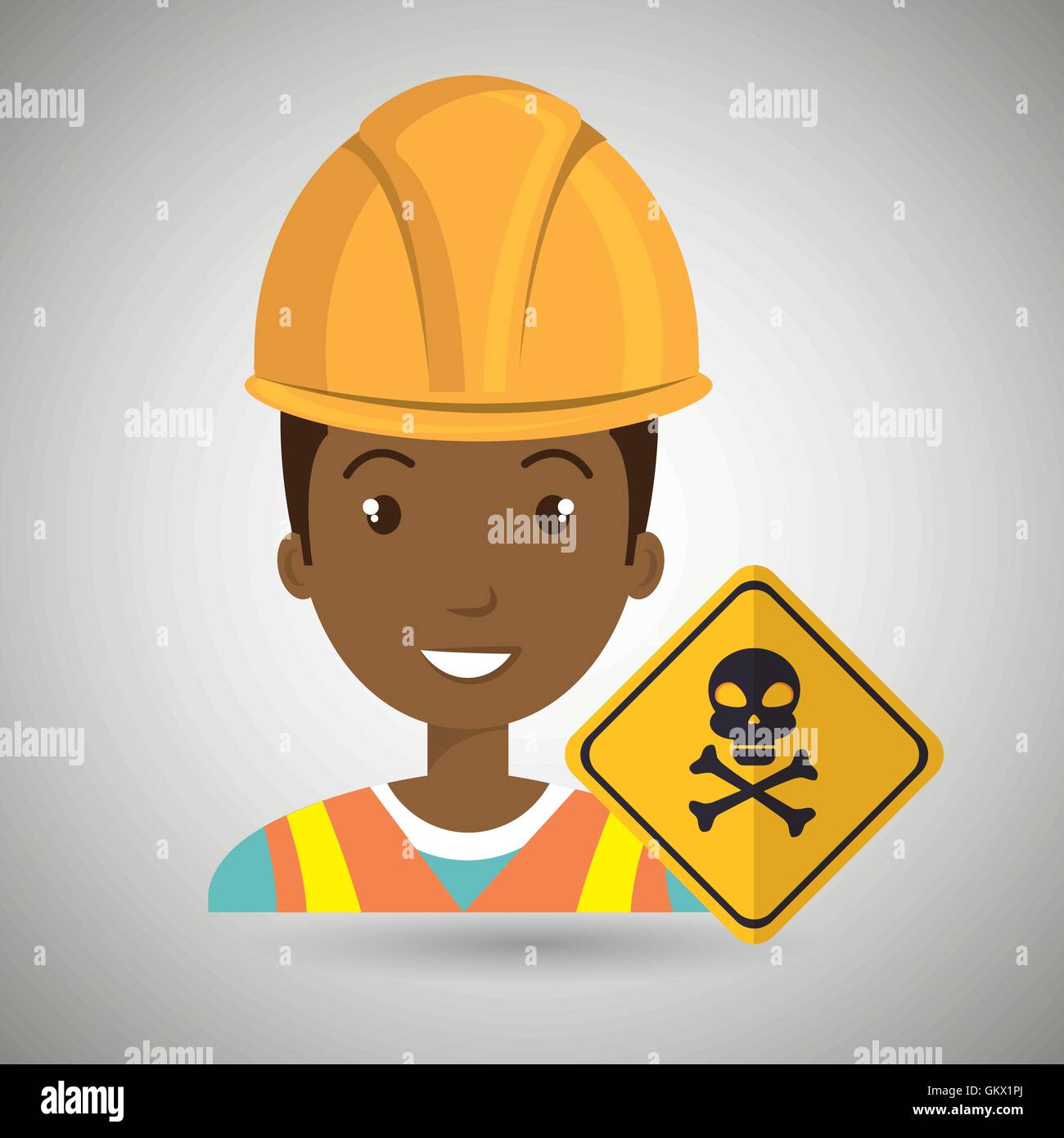 worker symbol danger Stock Vector Image & Art - Alamy