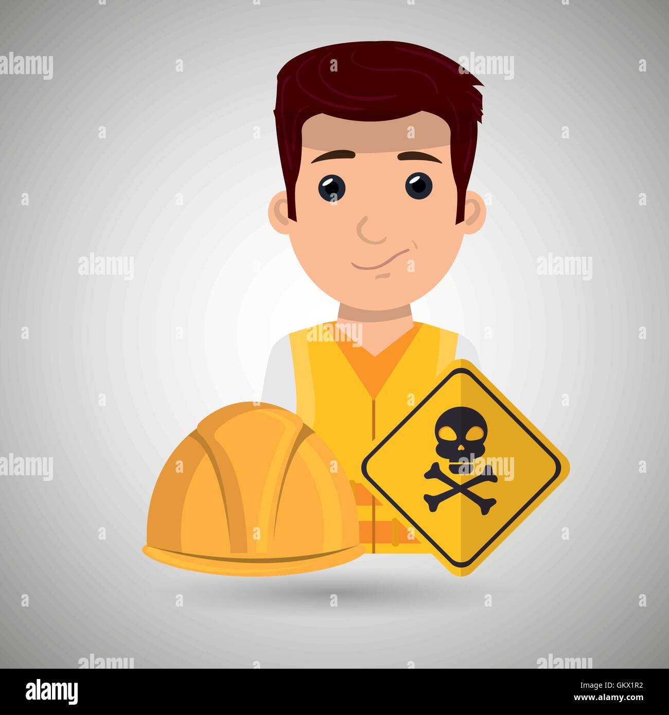 worker symbol danger Stock Vector Image & Art - Alamy