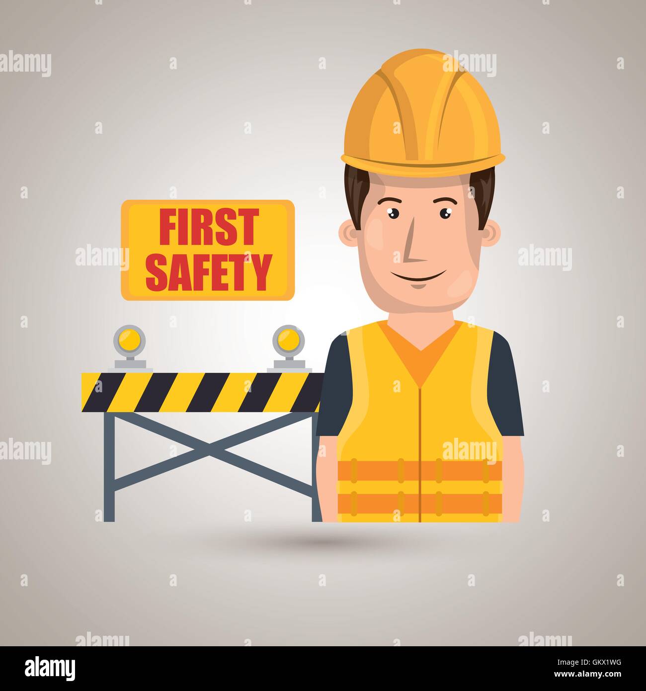 first safety worker icon Stock Vector Image & Art - Alamy