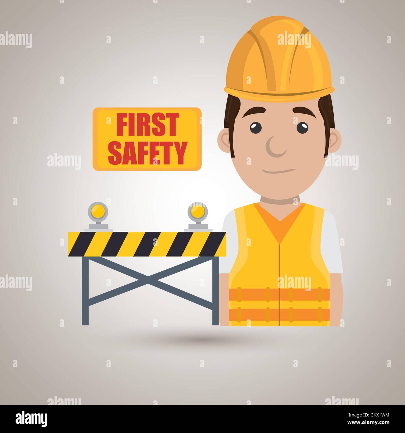 first safety worker icon Stock Vector Image & Art - Alamy