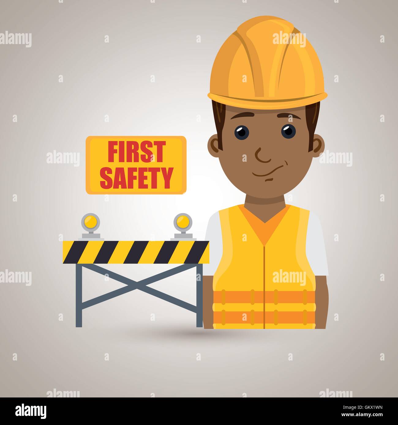 first safety worker icon Stock Vector Image & Art - Alamy