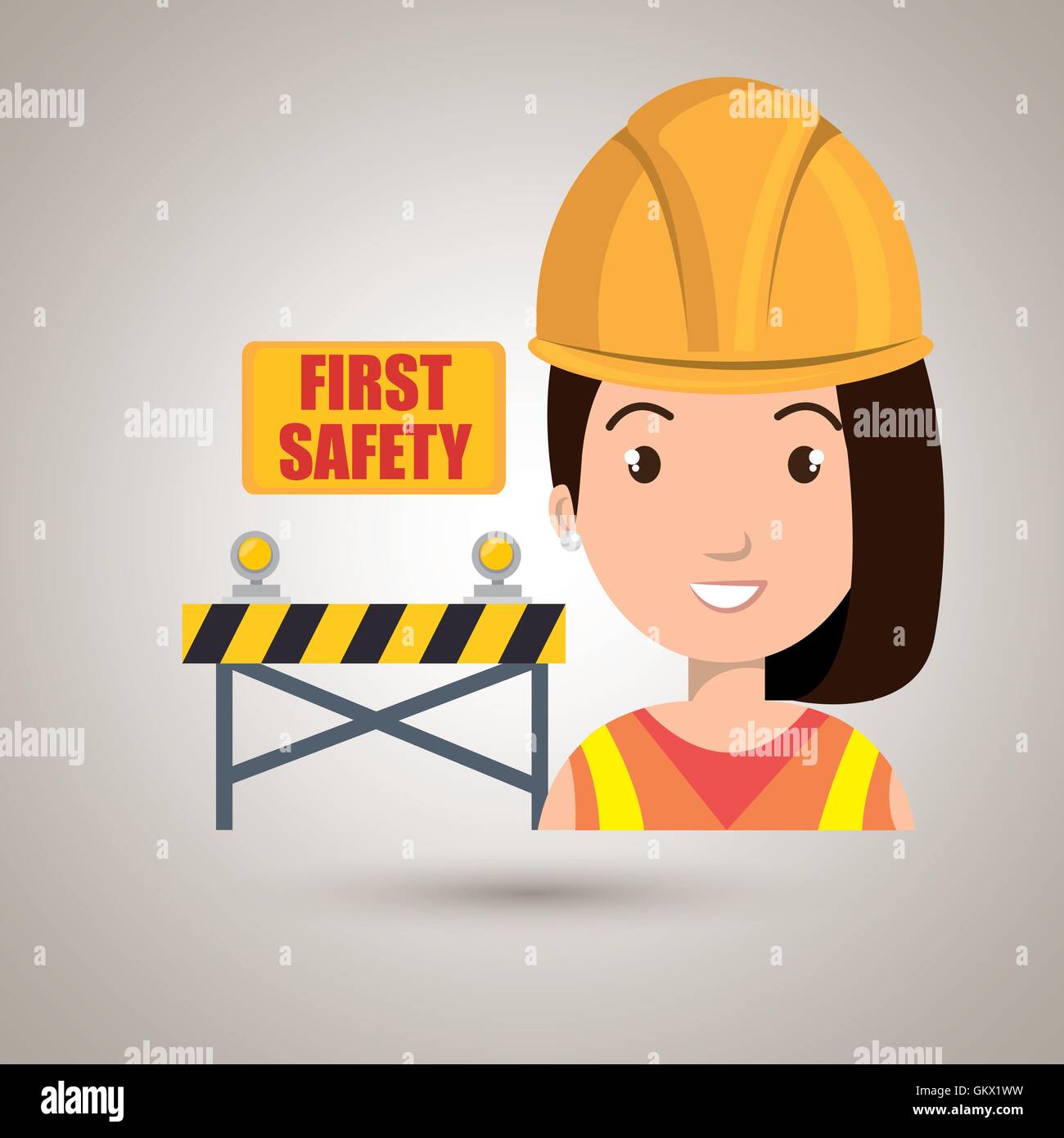 first safety worker icon Stock Vector Image & Art - Alamy
