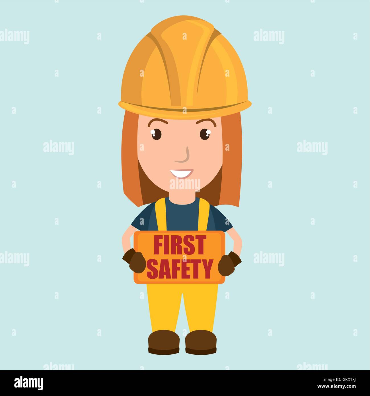 first safety worker icon Stock Vector Image & Art - Alamy