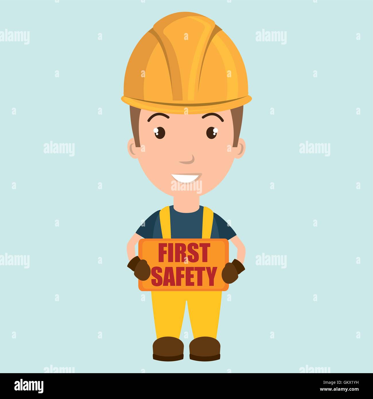first safety worker icon Stock Vector Image & Art - Alamy