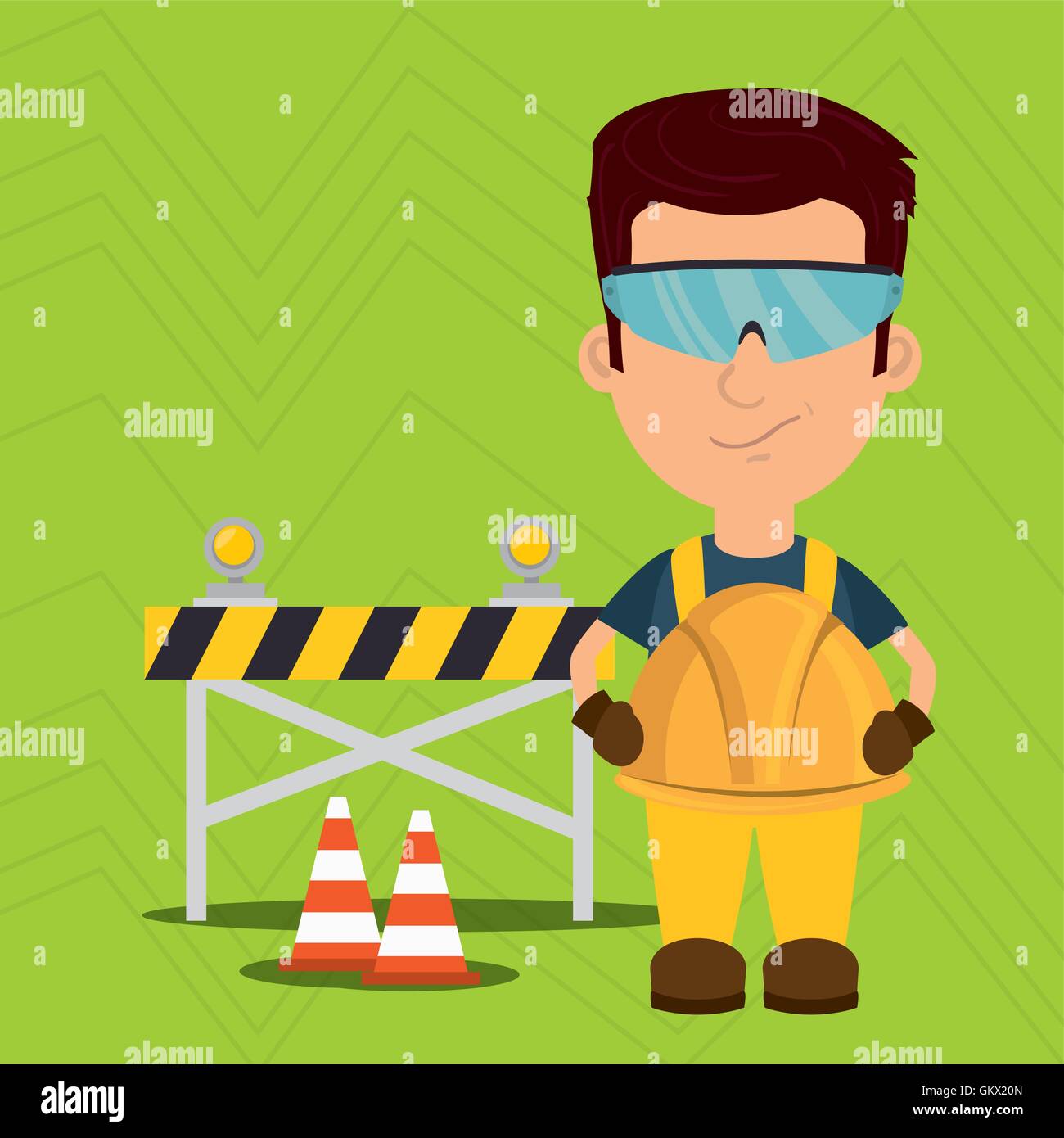 worker warning security tool Stock Vector Image & Art - Alamy