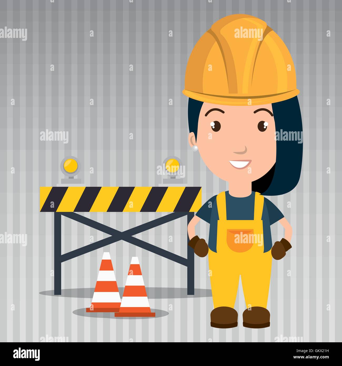 worker warning security tool Stock Vector Image & Art - Alamy
