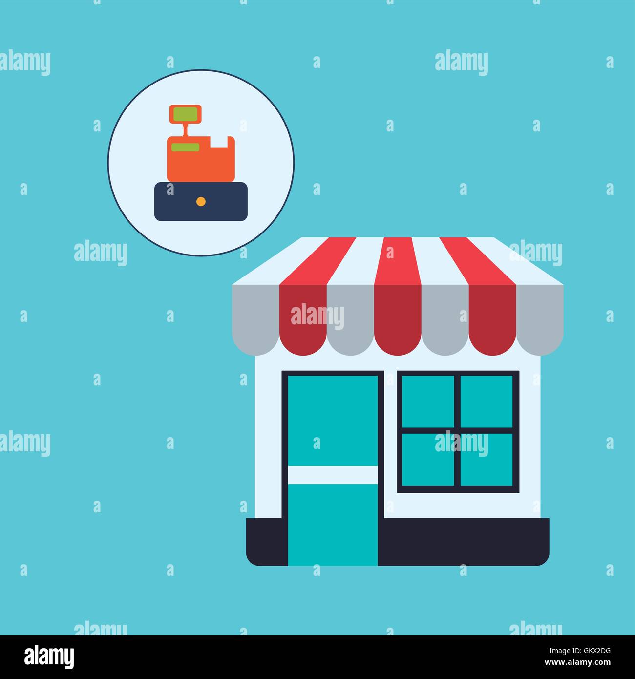 Sales and retail design. Shopping icon. White background , vector Stock ...
