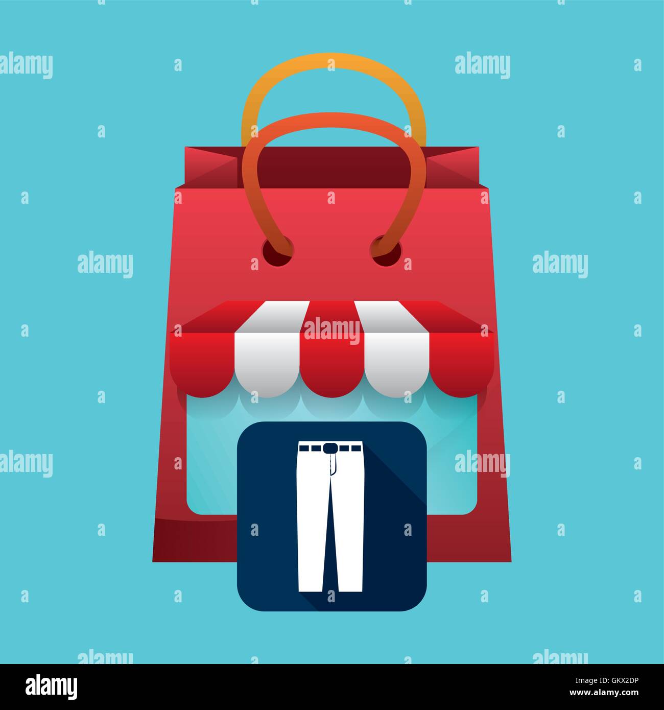 Sales and retail design. Shopping icon. White background , vector Stock ...