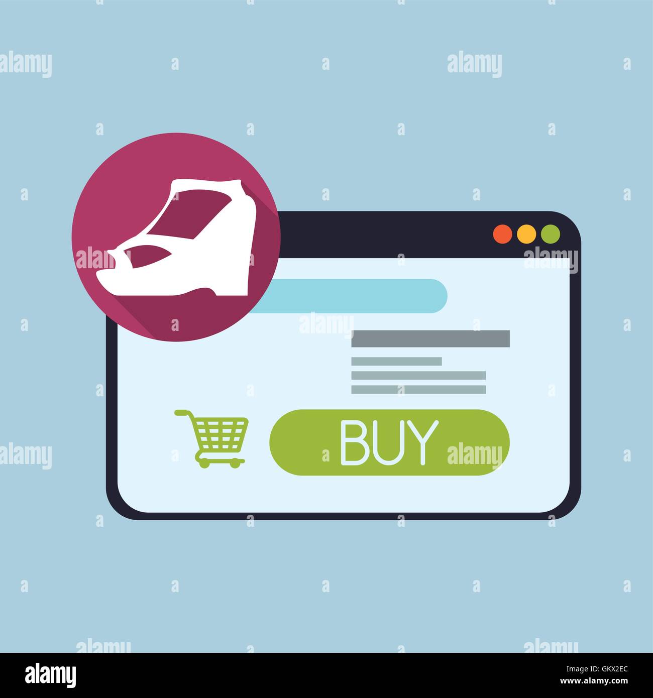 Sales and retail design. Shopping icon. White background , vector Stock ...